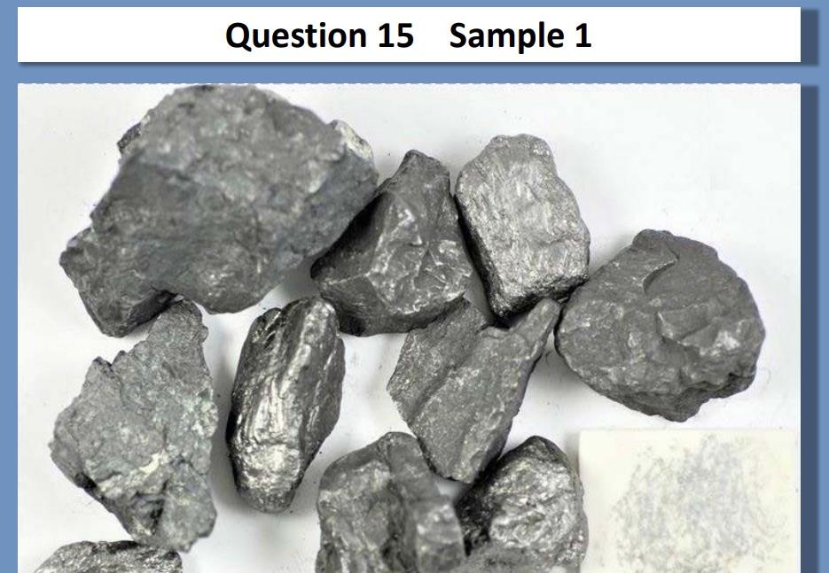 Solved Sample Luster Hardness Cleavage Streak Color and | Chegg.com