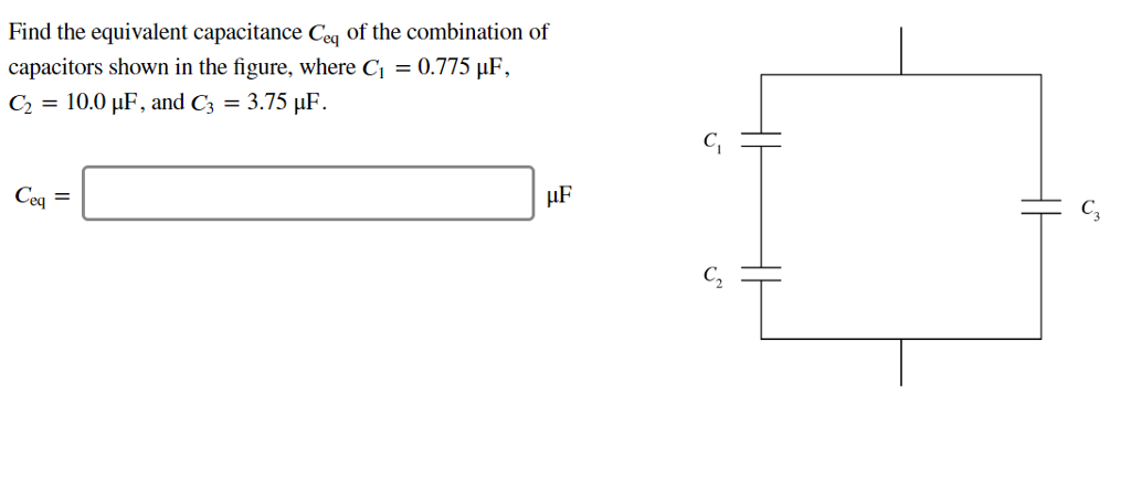Solved Find the equivalent capacitance Ceq of the | Chegg.com