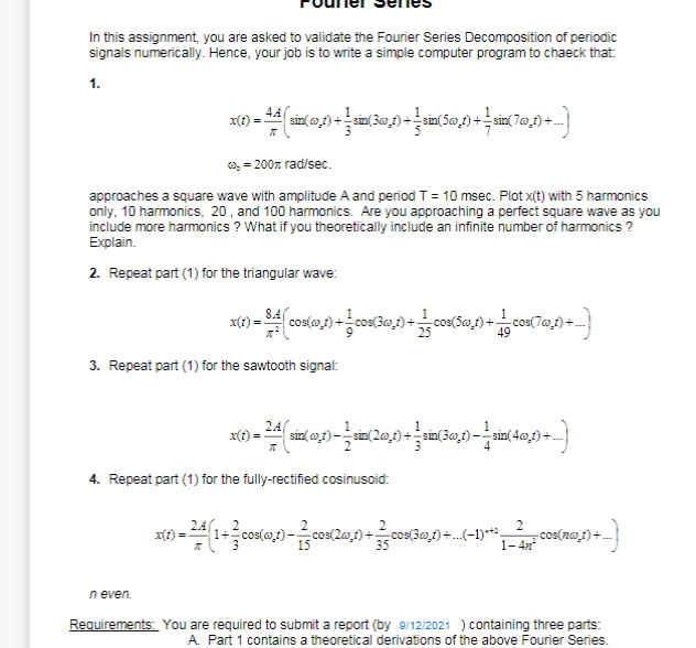 Solved In this assignment, you are asked to validate the | Chegg.com