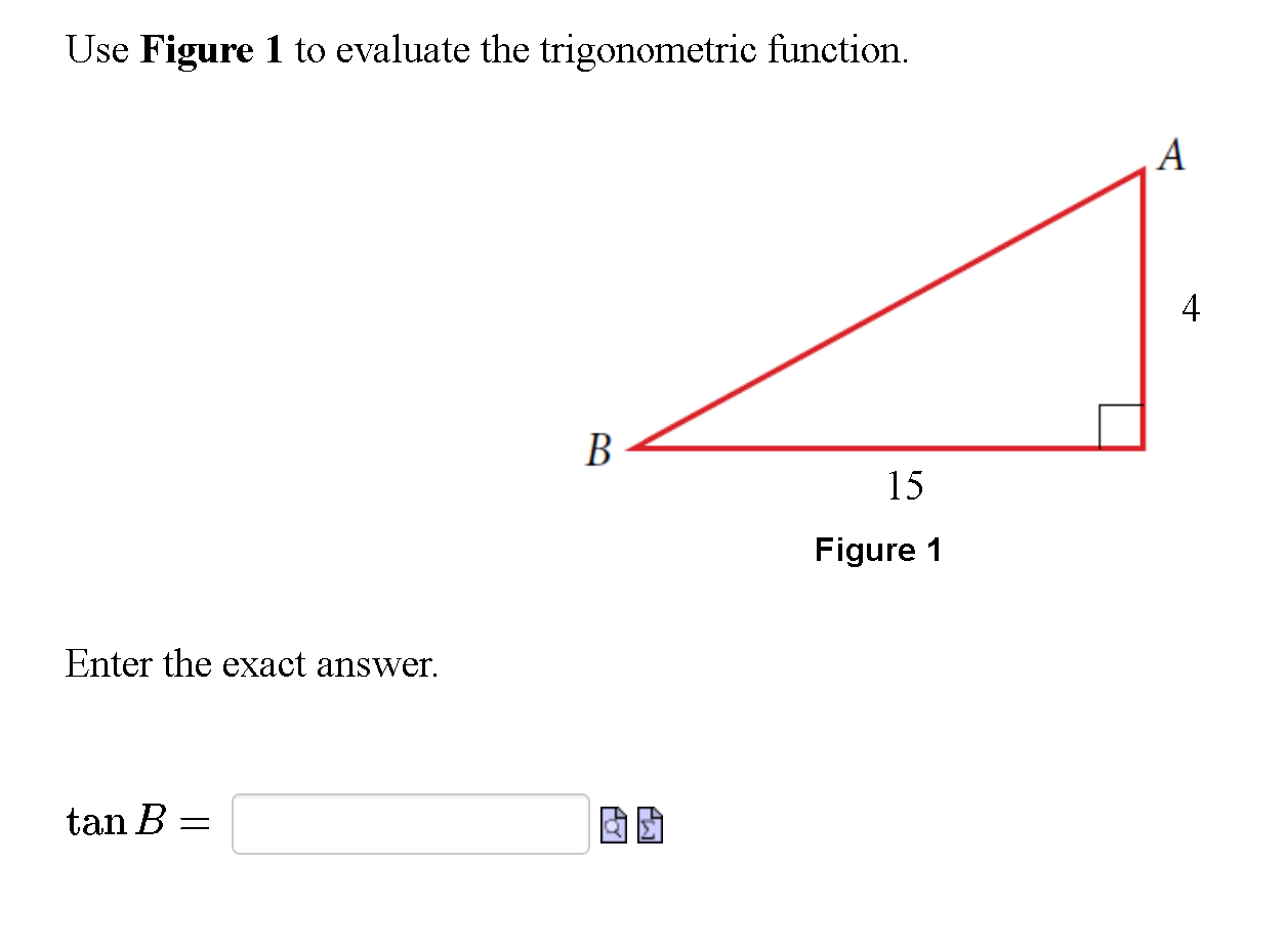 Solved Use Figure 1 to evaluate the trigonometric function. | Chegg.com