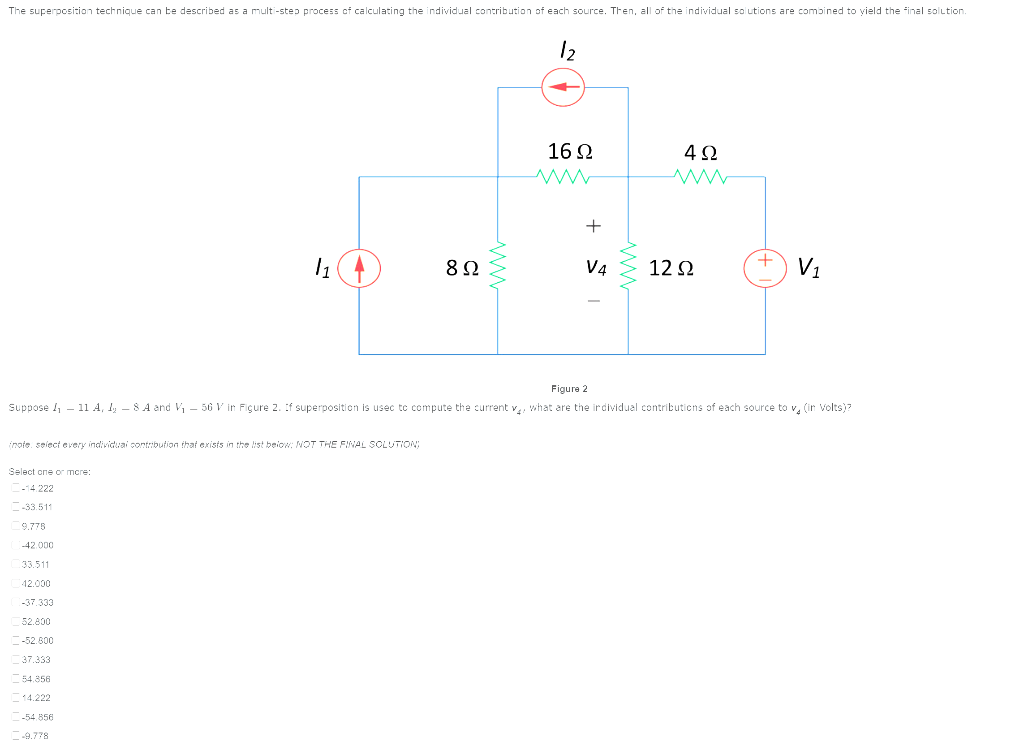 Solved The superposition technique can be described as a | Chegg.com