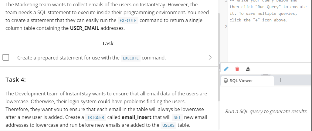 Solved In the USERS table, information for the users are | Chegg.com