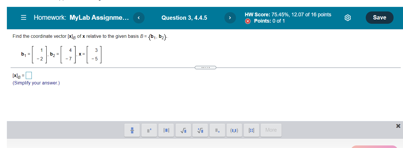 Solved = Homework: MyLab Assignme... Question 3, 4.4.5 HW | Chegg.com