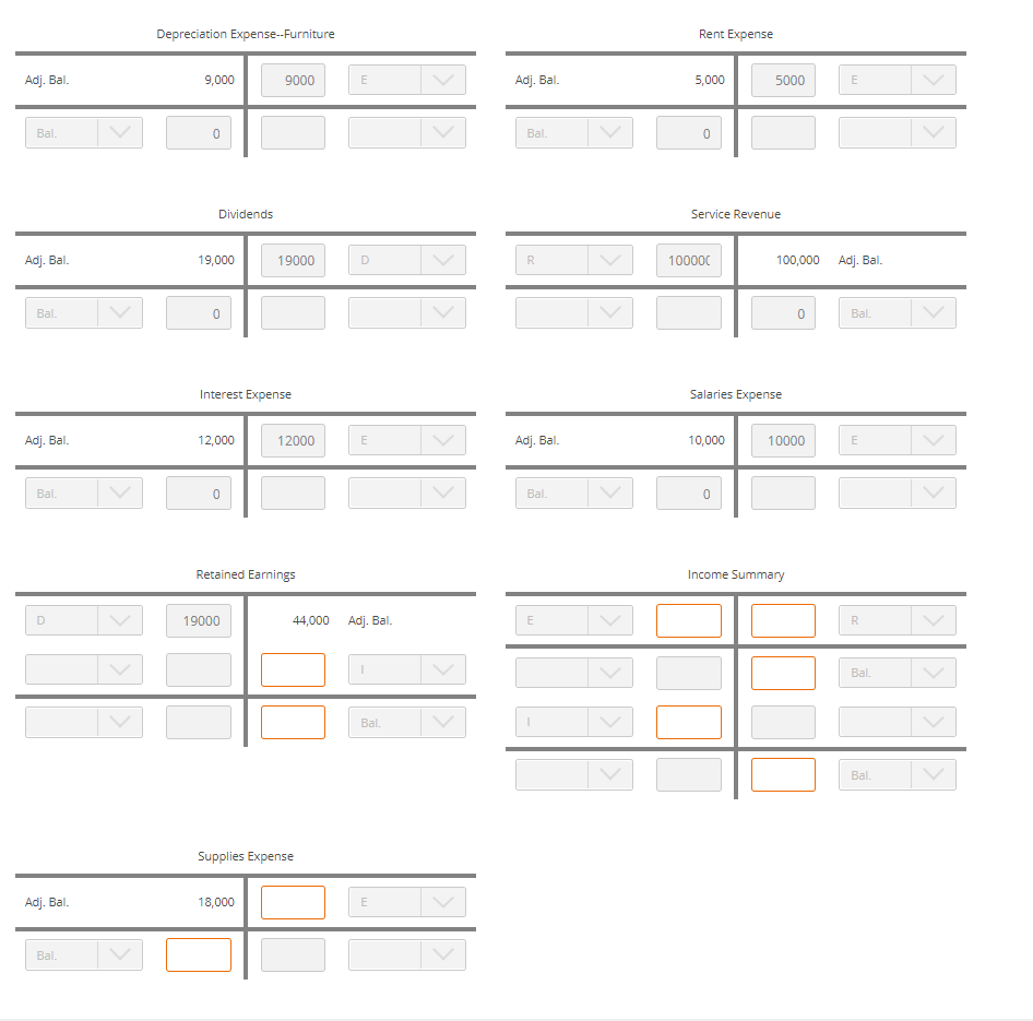 Solved HINT Activity 3.C - Post to the ledger, T-accounts | Chegg.com