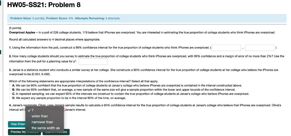 Solved HW05-SS21: Problem 8 Problem Value: 5 points). | Chegg.com