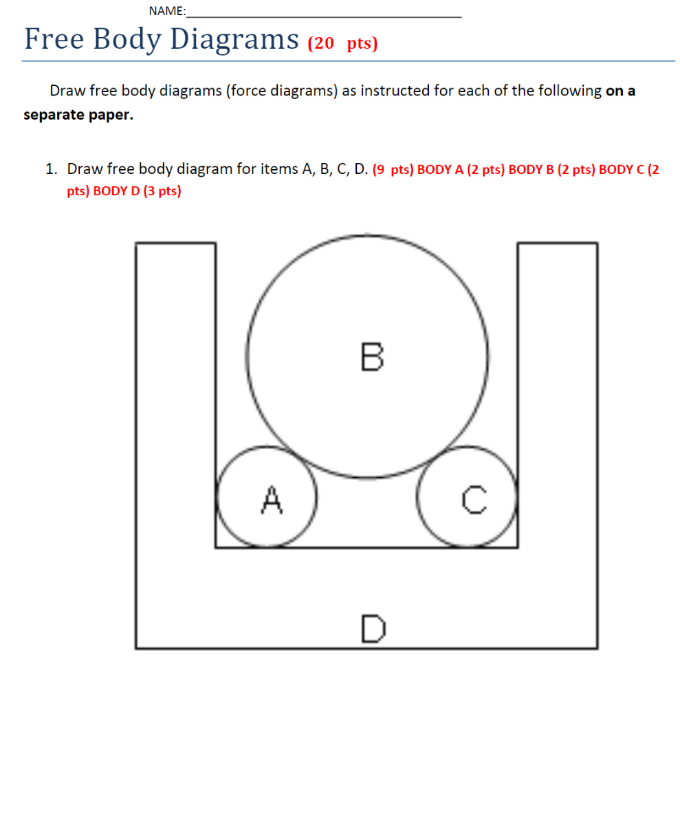 Draw free body diagrams (force diagrams) as | Chegg.com