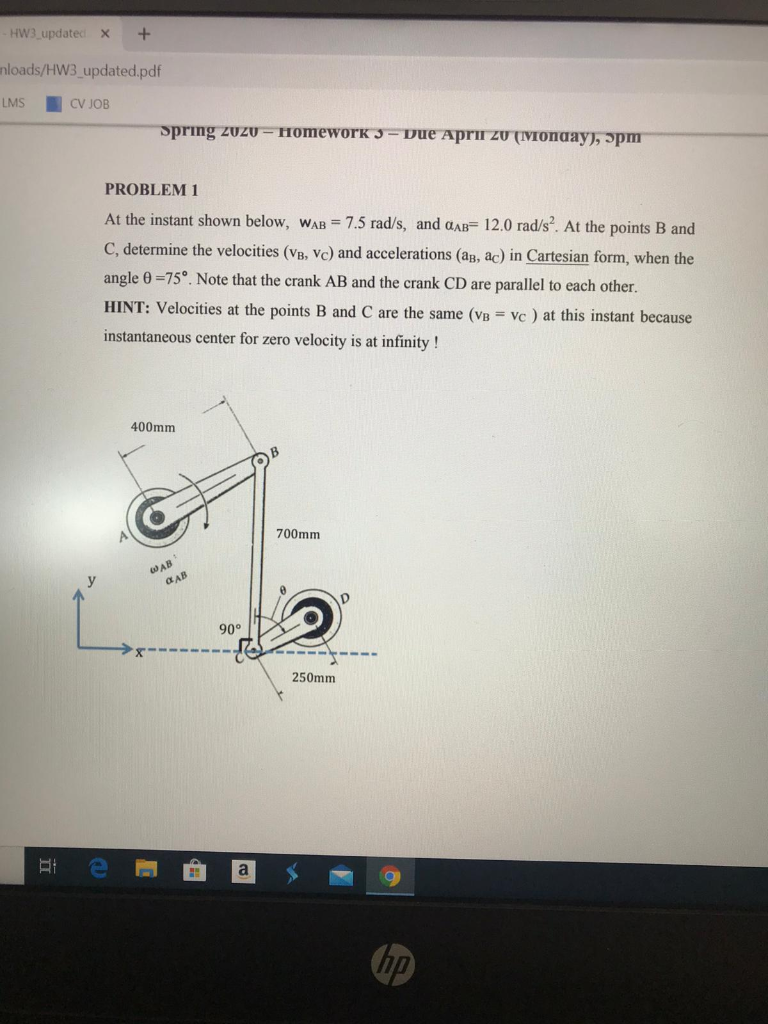 Solved - HW3 updated X + wnloads/HW3_updated.pdf LMS CV JOB | Chegg.com