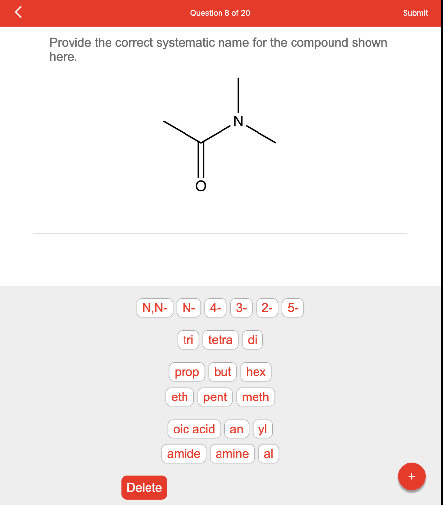 Solved Provide the correct systematic name for the compound | Chegg.com