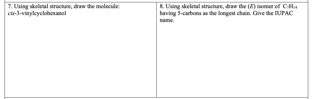 Solved \begin{tabular}{|l|l|} \hline \begin{tabular}{l} 7. | Chegg.com