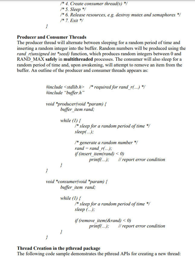 Solved Figure 5.10 The structure of the consumer process. In | Chegg.com