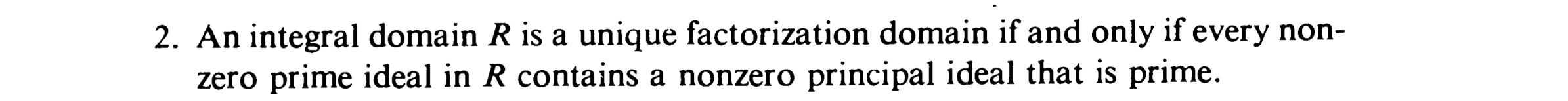 Solved 2. An integral domain R is a unique factorization | Chegg.com