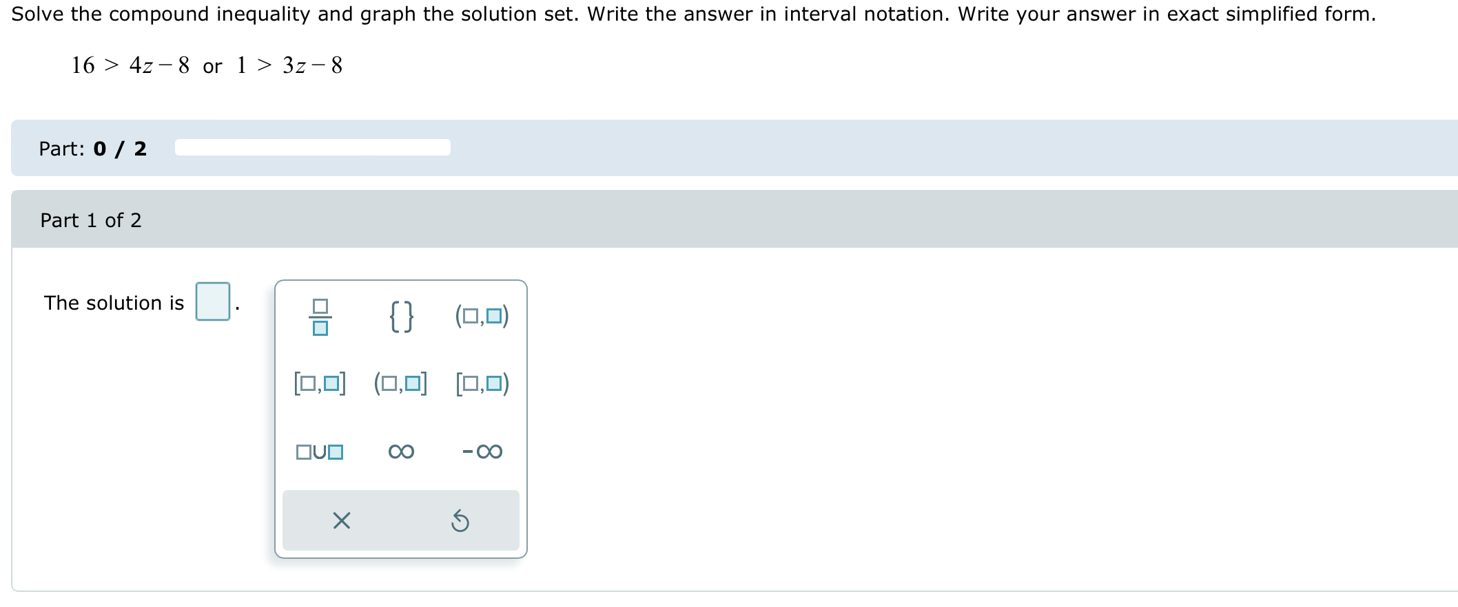 Solved Solve the compound inequality and graph the solution | Chegg.com