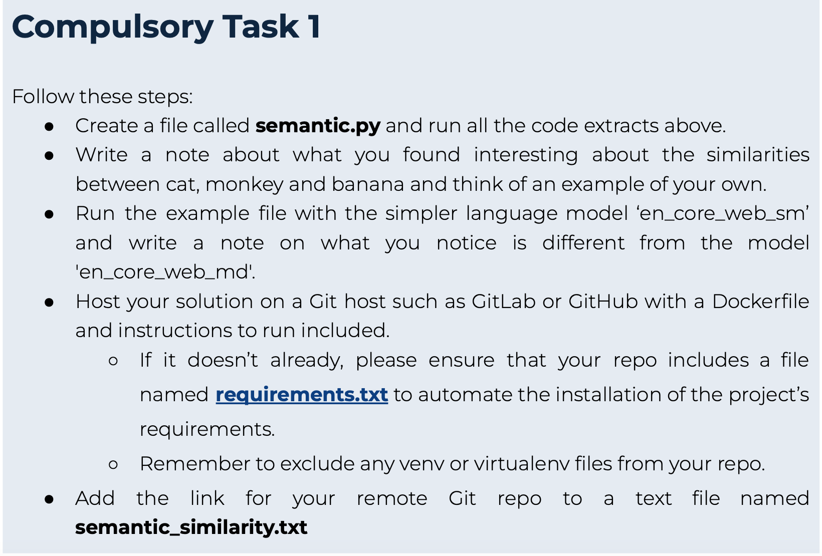 Follow these steps: - Create a file called | Chegg.com