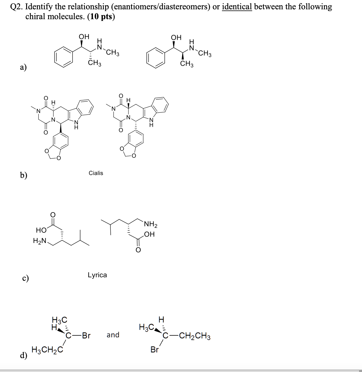 Solved Q2. Identify the relationship | Chegg.com
