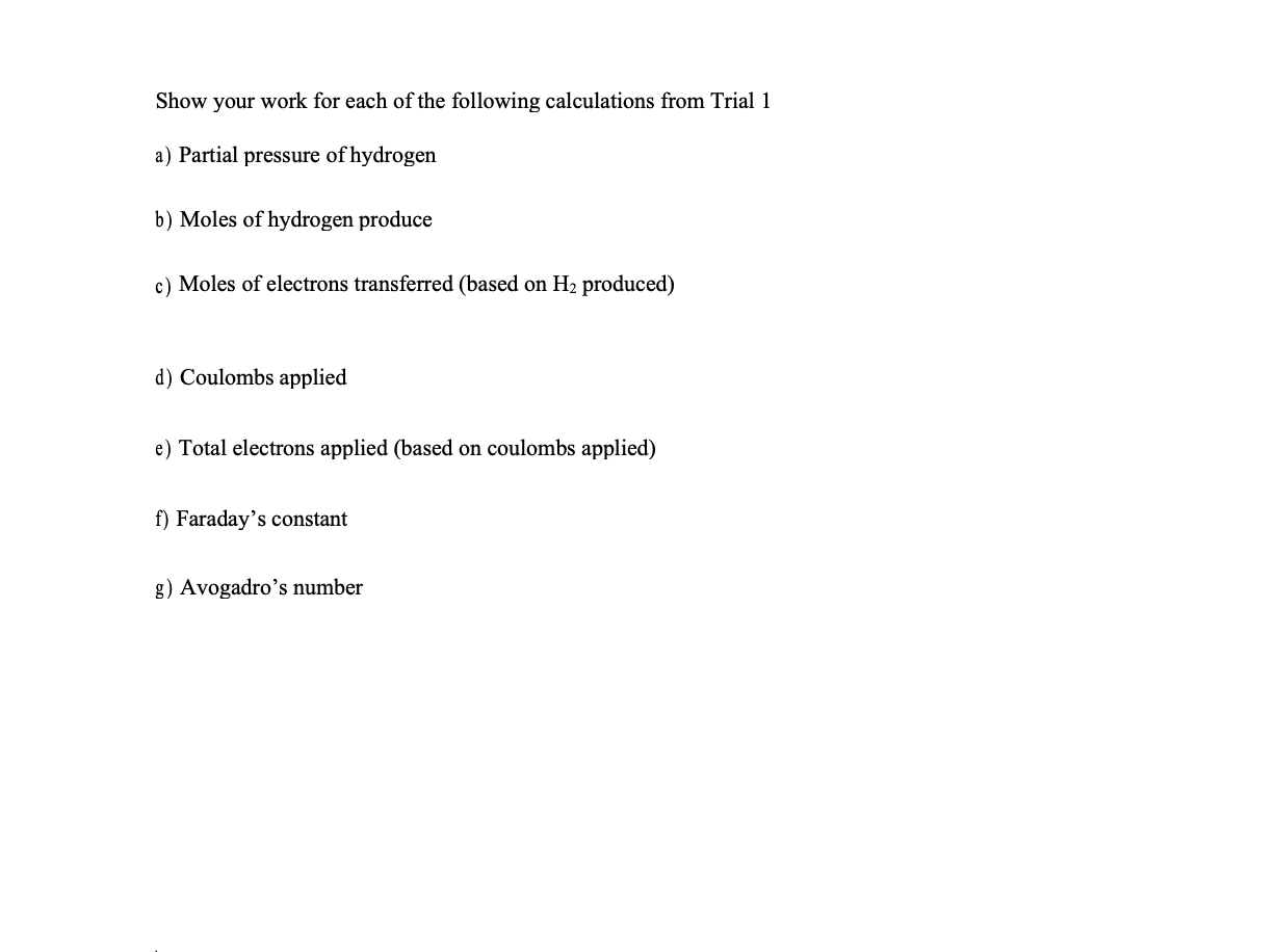 Solved Hi, I need help with questions A-G. I have all of the | Chegg.com