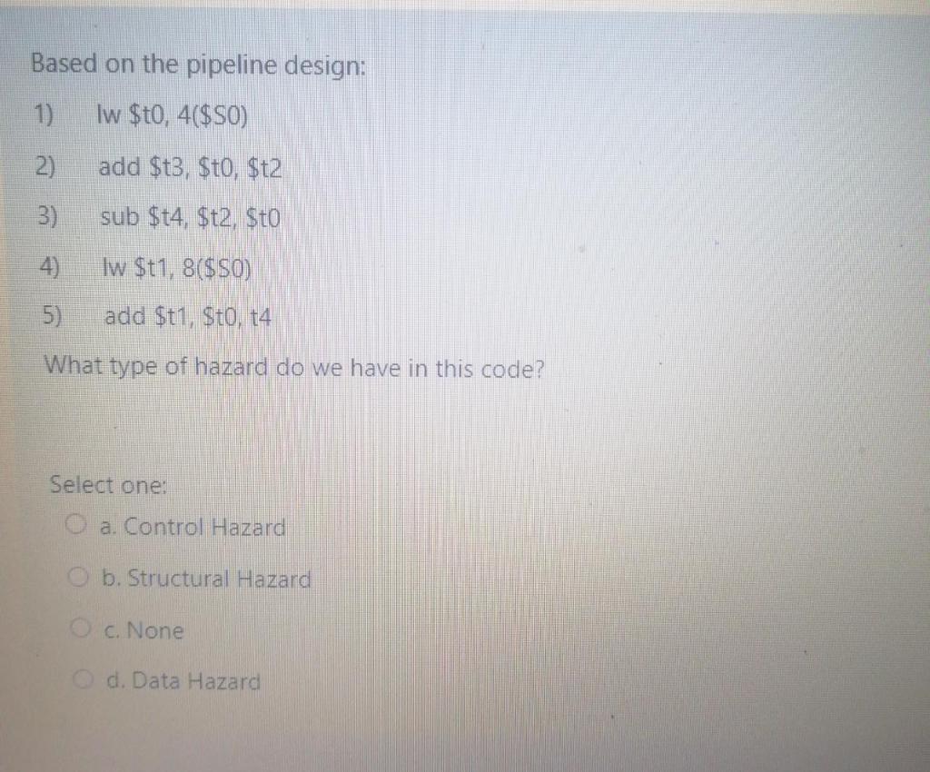 Solved To set the value of $t0 = (00010000) Hex. We can use | Chegg.com