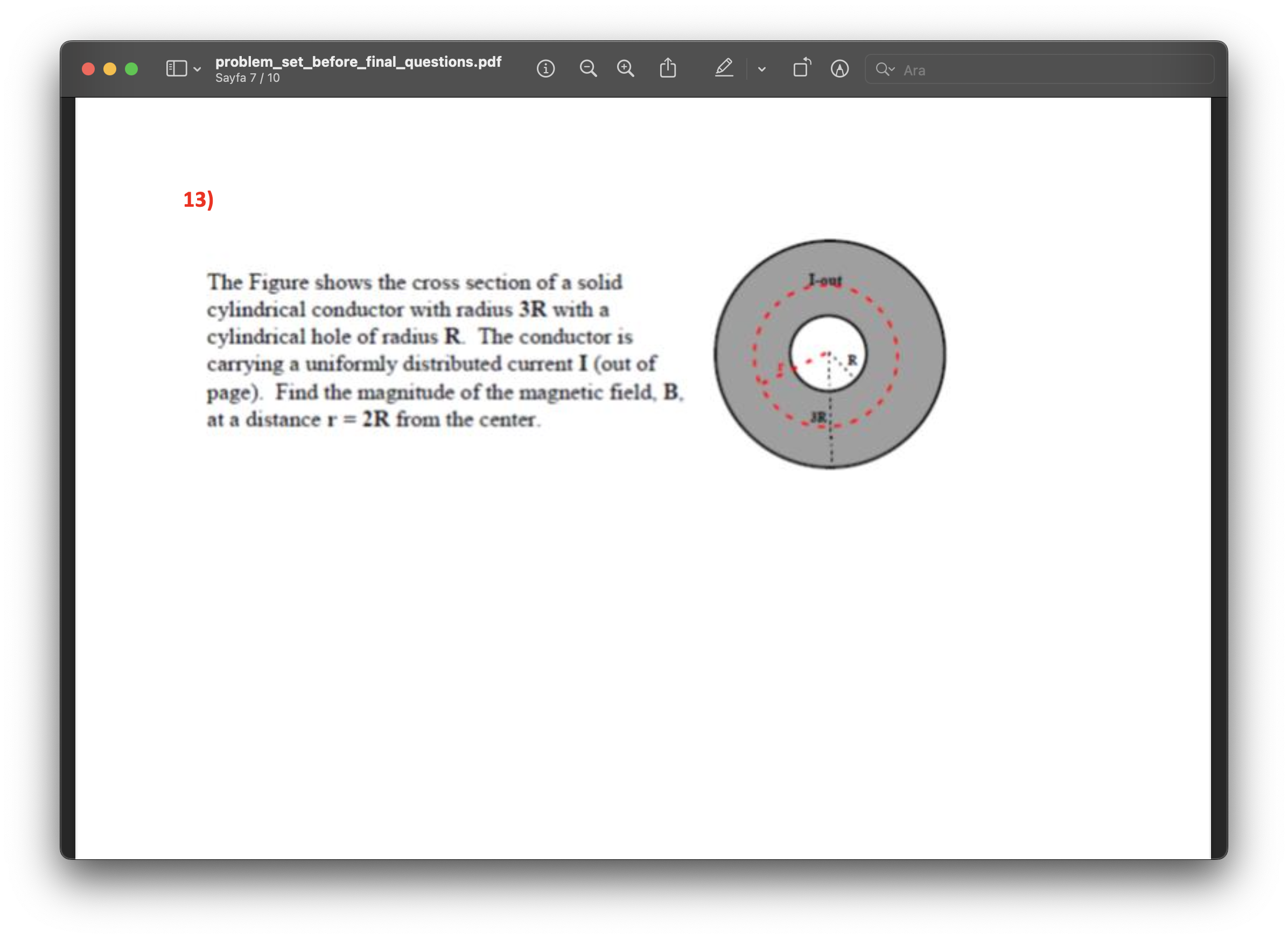 Solved The Figure shows the cross section of a solid | Chegg.com
