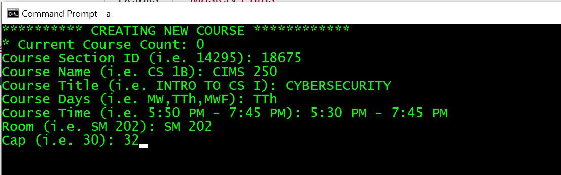 Solved Create a menu-driven program for enrolling students | Chegg.com
