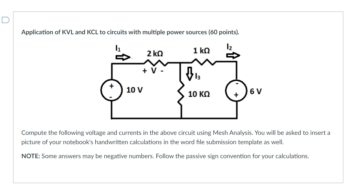 Solved Application of KVL and KCL to circuits with multiple | Chegg.com