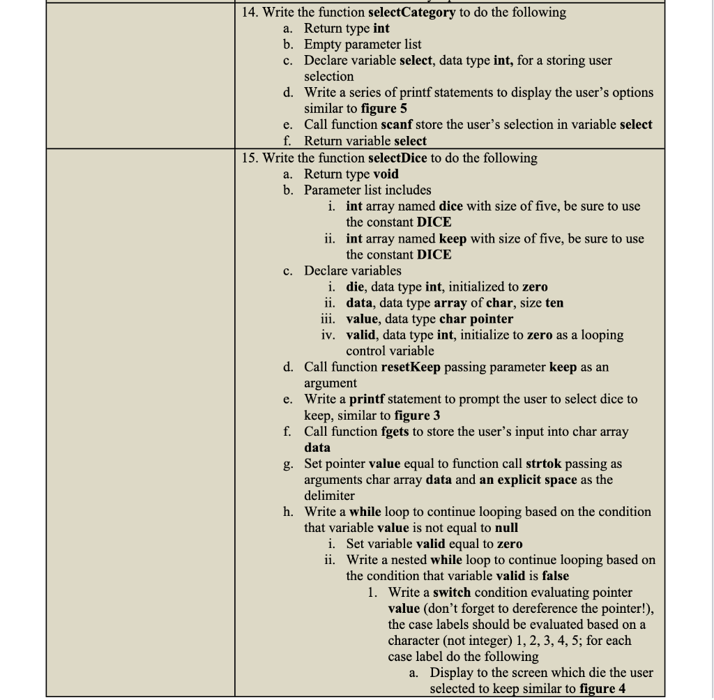 Tasks Activity yahtzee.c 1. Copy C source code file | Chegg.com