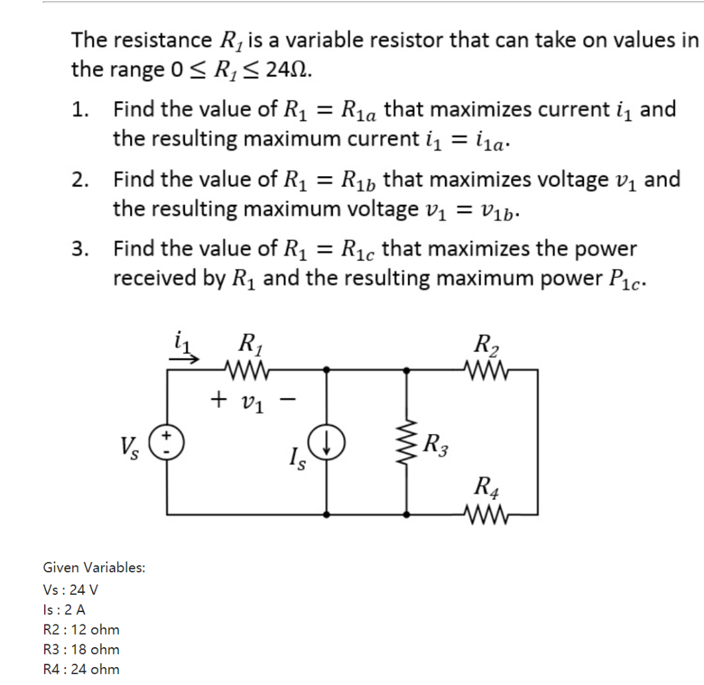 Solved Find i1a , R1a , v1b , R1b , P1c , and R1c | Chegg.com