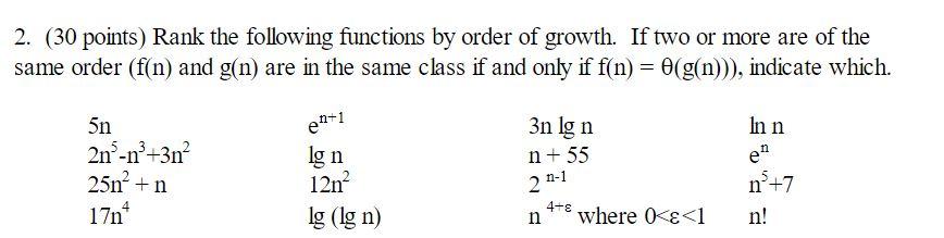 Solved For Design and Analysis of Algorithms (30 points) | Chegg.com