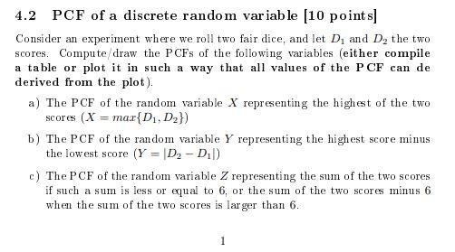 42 Pcf Of A Discrete Random Variable 10 Points 3694