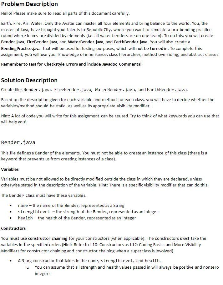 Solved Problem Description Hello! Please make sure to read | Chegg.com