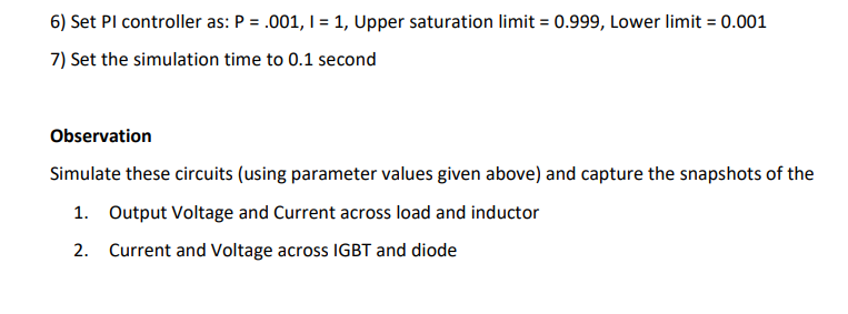 Solved Section 2 Boost converter with R-L load (Closed-loop | Chegg.com