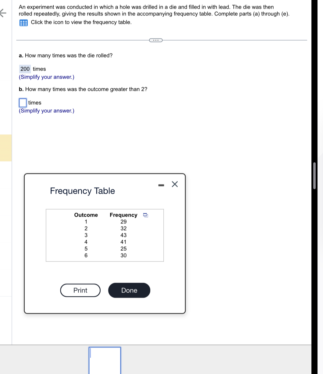 Solved times(Simplify your answer.)Frequency TableI need | Chegg.com