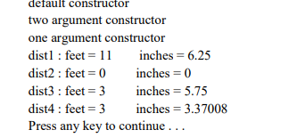 Solved 5.4 Write a definition of a distance class as shown | Chegg.com