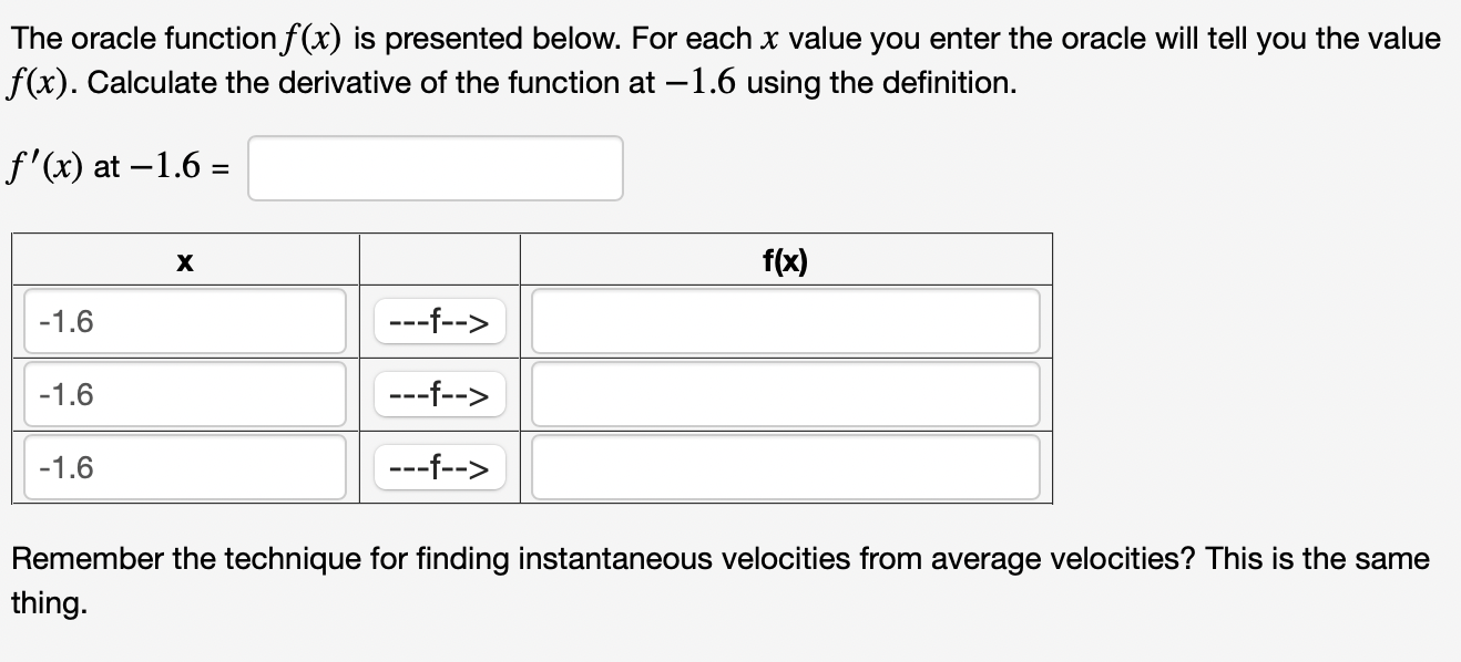 Solved The oracle function f(x) is presented below. For each | Chegg.com