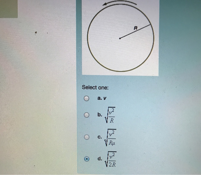 Solved A large circular loop of rope of radius R and linear | Chegg.com