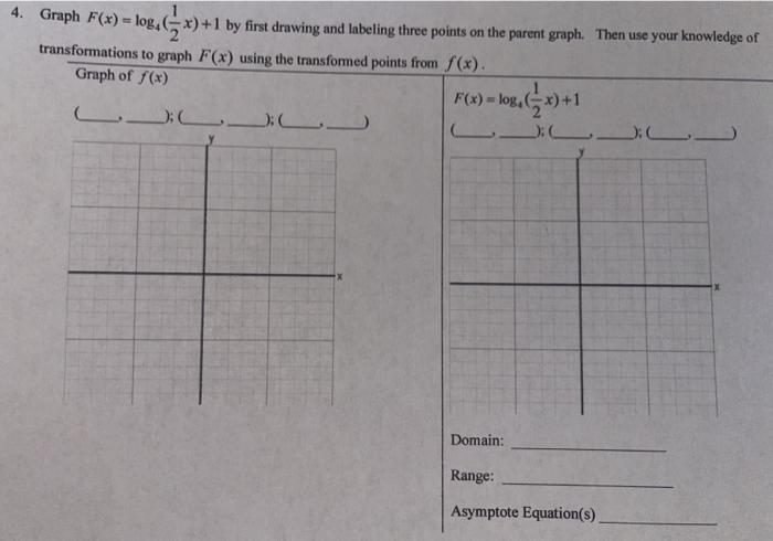 Solved 5. Graph F(x) = -28g(x)+3 by first drawing and | Chegg.com