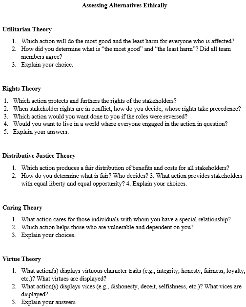Solved After reading the case study, describe the ethical | Chegg.com