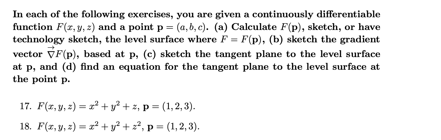 Solved = > In each of the following exercises, you are given | Chegg.com