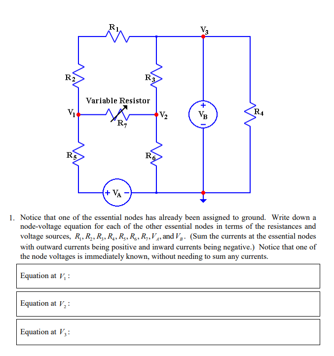 Solved R2 Variable Resistor R4 R5 1. Notice that one of the | Chegg.com
