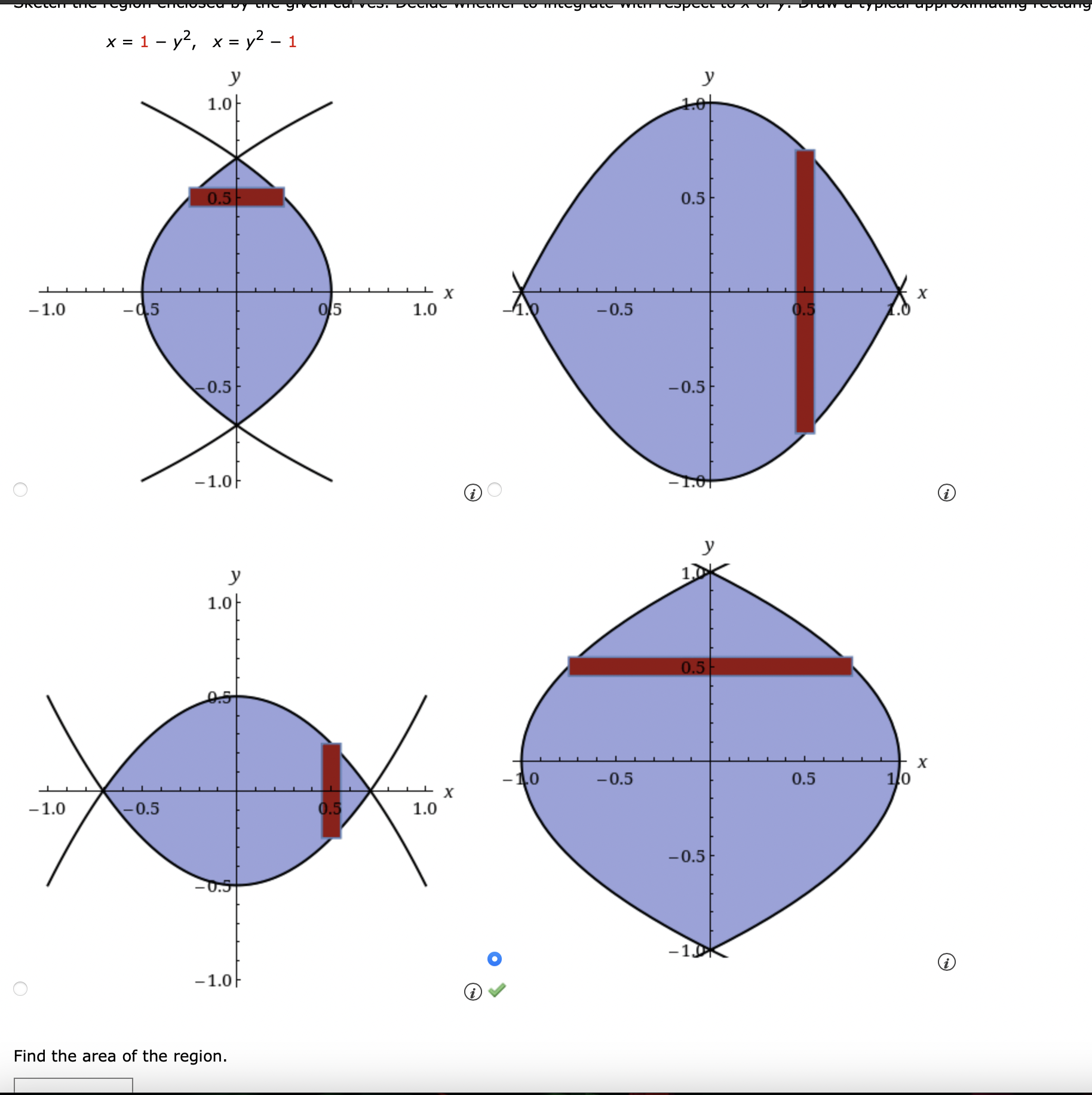 Solved Sketch the region enclosed by the given curves. | Chegg.com