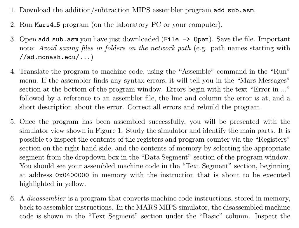 Solved 1 Objectives In this laboratory exercise, we | Chegg.com