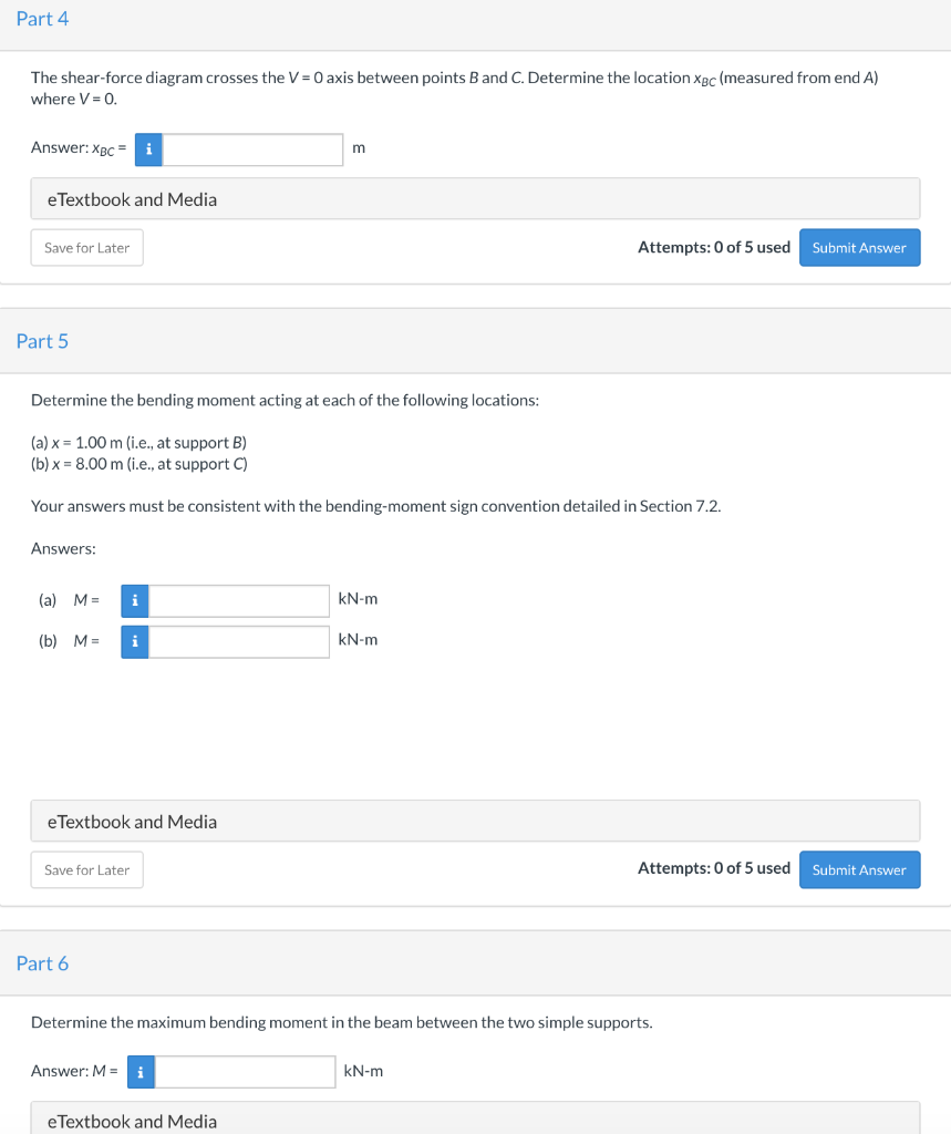 Solved Use discontinuity functions to develop the load | Chegg.com