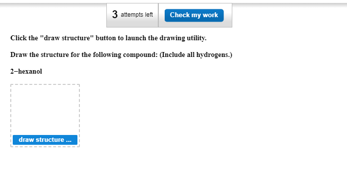Solved 3 attempts left Check my work Click the "draw | Chegg.com