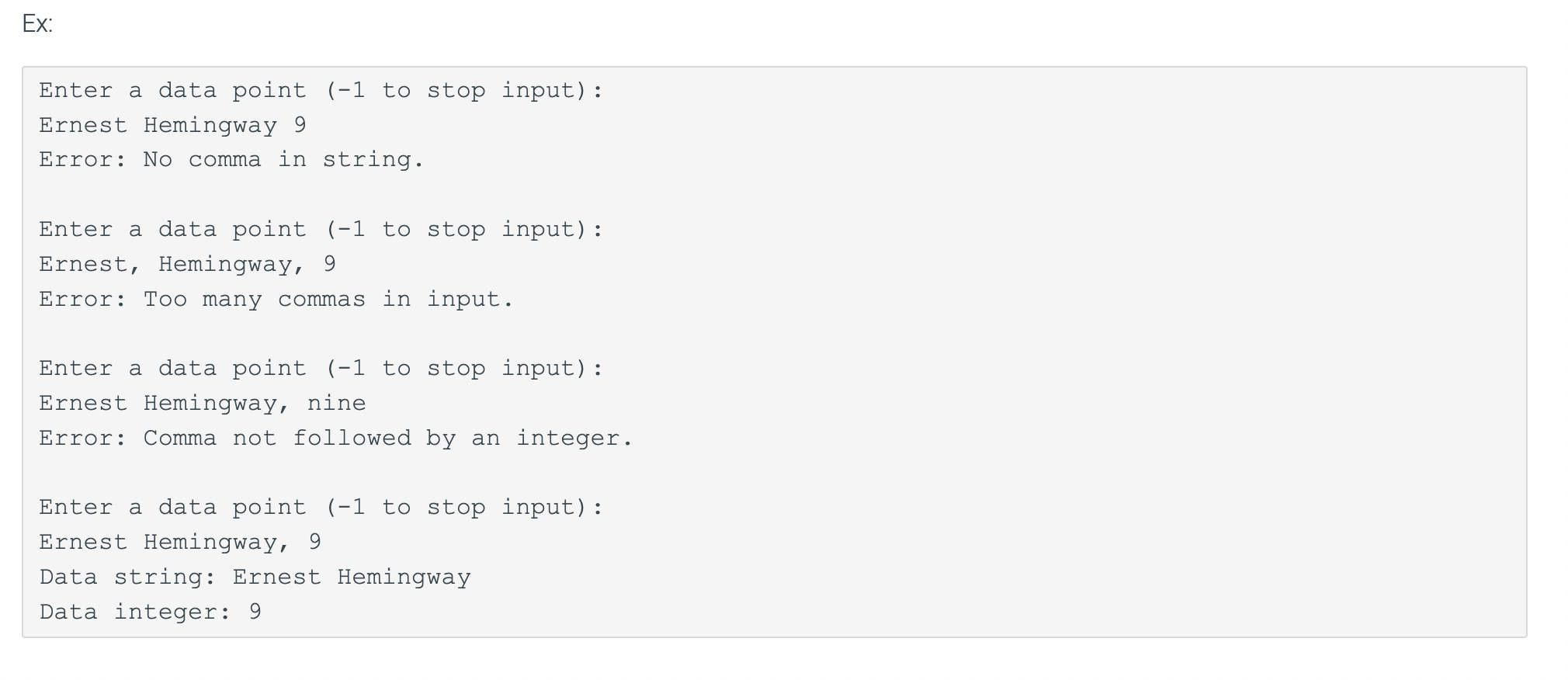 Solved 24.3 LAB*: Program: Data visualization (1) Prompt the | Chegg.com