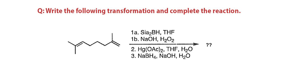 Solved Q: Write the following transformation and complete | Chegg.com