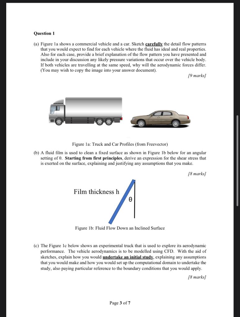Solved Question 1 (a) Figure la shows a commercial vehicle | Chegg.com