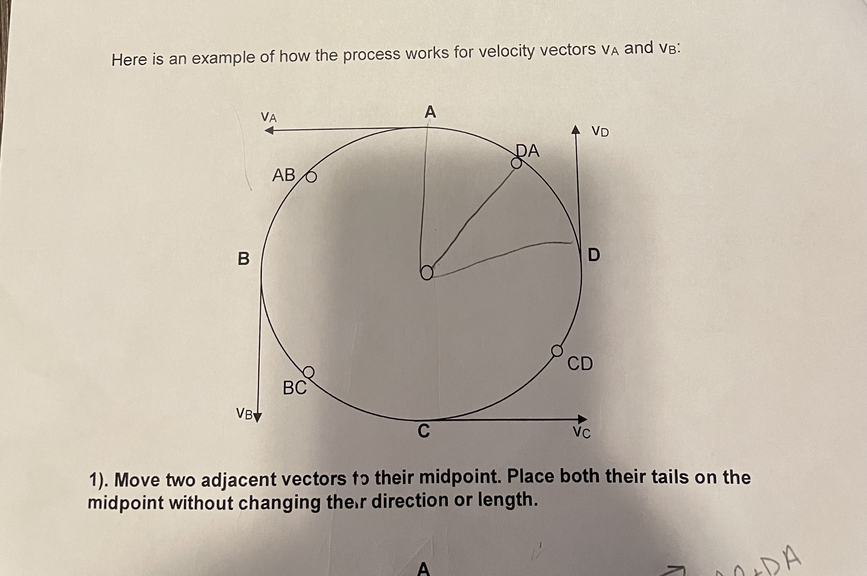 Solved Now do the same thing with these velocities:Now use | Chegg.com