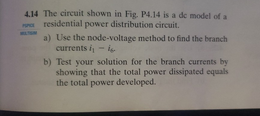 Solved 4.33 Solve Problem 4.14 using the mesh-current | Chegg.com