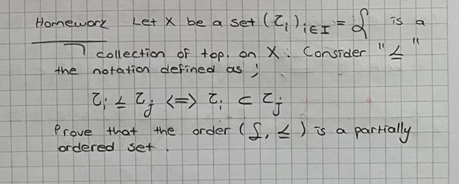 Solved Let X be ﻿a set (Ti)iinI = L is acollection of | Chegg.com