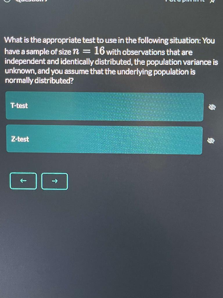 Solved What is the appropriate test to use in the following | Chegg.com