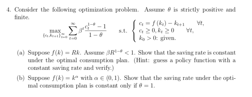 Solved 4. Consider the following optimization problem. | Chegg.com