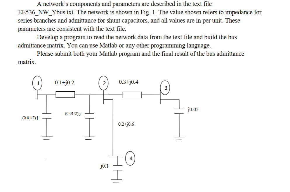 Solved Here is the text:bus_num, 4transmission line data31, | Chegg.com